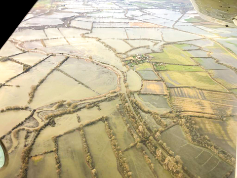 Dramatic aerial photo shows importance of floodplain to people and wildlife | Berks Bucks & Oxon ...